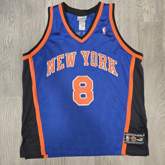 Puma | Other | Vintage Official Nba New York Knicks Latrell Sprewell ...